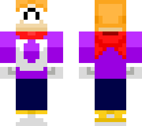 Rayman with limbs | Minecraft Skin