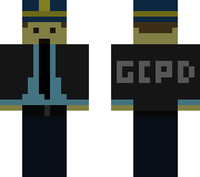Batman Cop (GCPD) [Layout] | Minecraft Skin