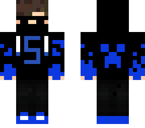 blue gamer | Minecraft Skin