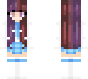 blue school uniform | Minecraft Skin