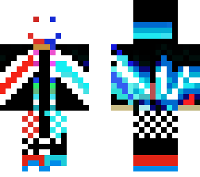 fire and water boy | Minecraft Skins