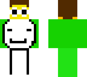 dream with georgenotfound head | Minecraft Skin