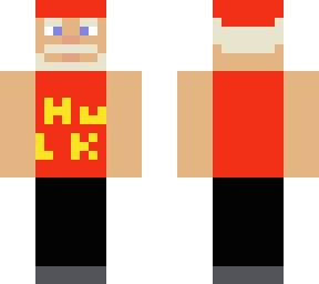 Hulk Hogan | Minecraft Skin