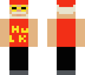 hulk hogan | Minecraft Skins