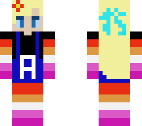 lgbtq girl | Minecraft Skin