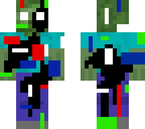 pibby CORRUPTED zombie | Minecraft Skin