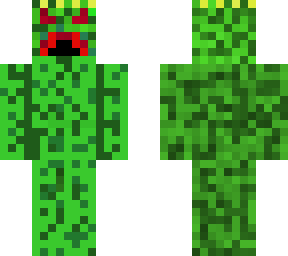 creeper king is back | Minecraft Skin