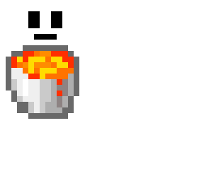 Lava Bucket Skin | Minecraft Skin