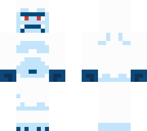 Lego Minecraft ice castle yeti | Minecraft Skin