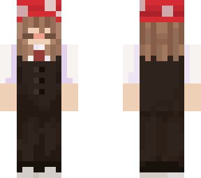 mushroom girl suit | Minecraft Skin