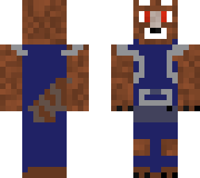 rocket raccoon | Minecraft Skin