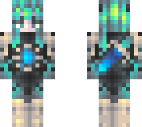 sculk girl | Minecraft Skins