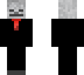 skeleton in suit | Minecraft Skins