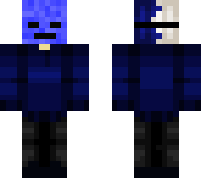 BlueSkull casual | Minecraft Skin