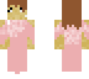 cute pink dress | Minecraft Skin