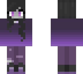 FIXED Ender girl | Minecraft Skin