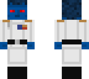 Grand admiral thrawn | Minecraft Skin