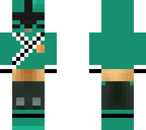Green Samurai Power Ranger | Minecraft Skin