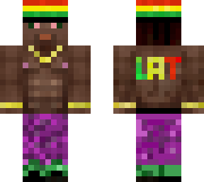 LAT ripped rasta | Minecraft Skin