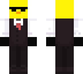 pollo con traje | Minecraft Skin