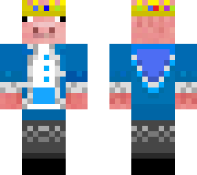 Techno in Blue | Minecraft Skin