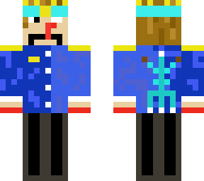 The King In Blue | Minecraft Skin