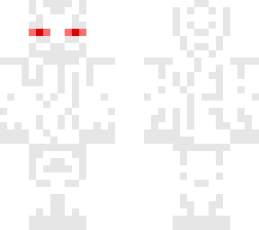 Albino Enderman/Farlander/White enderman | Minecraft Skin