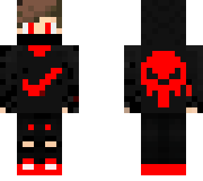 Cool Red Gamer Boy | Minecraft Skin