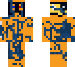 Corrupted Pumpkin Man | Minecraft Skin