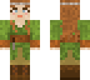 Elven warrior woman | Minecraft Skin