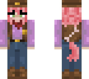 halle cowboy arc | Minecraft Skin