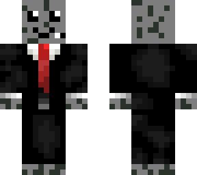 rocky in a suit | Minecraft Skin