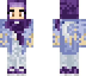 hijab muslim cute islam blue moon | Minecraft Skins
