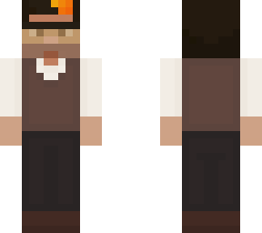 Auron bibliotecario asterik con gafas | Minecraft Skin