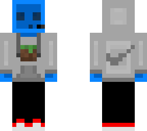 Blue gamer slime | Minecraft Skin