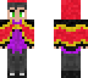 Casual Royal Red & Purple Prince | Minecraft Skin
