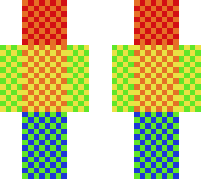 Confusing Colors V1 | Minecraft Skin