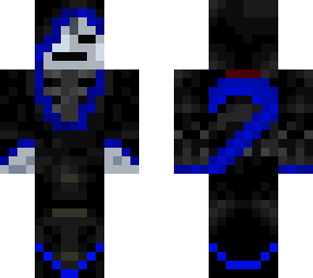 Corrupted skeleton | Minecraft Skin