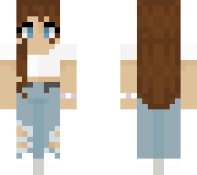 Cute brown hair girl | Minecraft Skin
