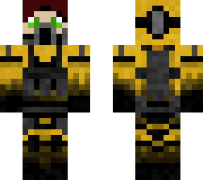 gamingwithjen hazmat suit | Minecraft Skin