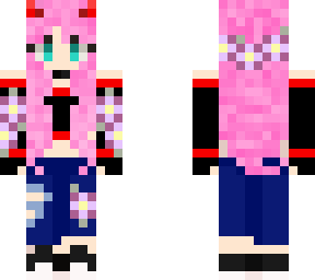 zero two | Minecraft Skins