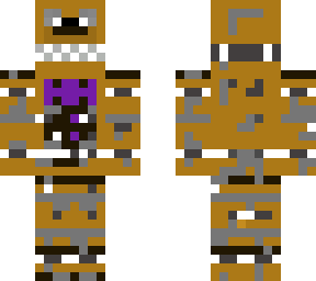 nightmare fredbear | Minecraft Skin