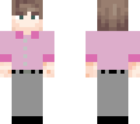 Noah in pink Button up Shirt! | Minecraft Skin