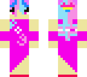 pink Zoey parrot | Minecraft Skin
