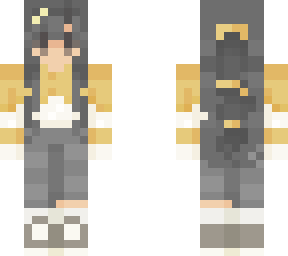 . tied up with a golden thread . | Minecraft Skin