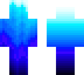 blue fire | Minecraft Skin