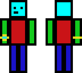 colorful mans | Minecraft Skin