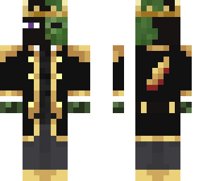 Ender zombie king | Minecraft Skin