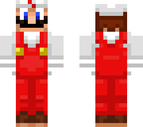 Fire Mario | Minecraft Skin