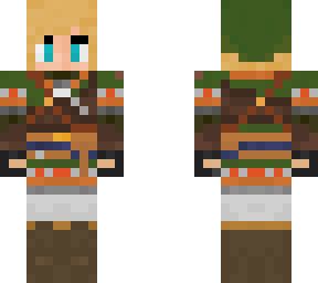 Green Hylian Tunic Link (My Style) | Minecraft Skin